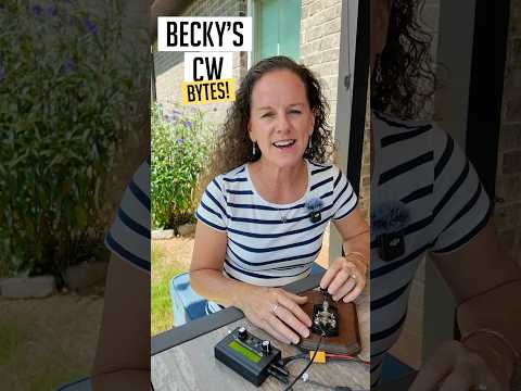 Becky's CW Practice Message #1 - N4BKY #cw #hamradio #morsecode
