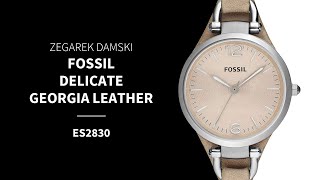 Fossil ES2830 - Zegarek Delicate Georgia Leather • Zegarownia.pl