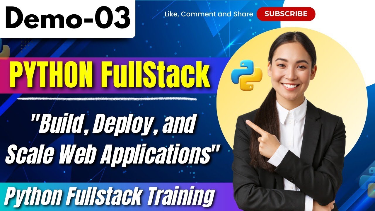 Python Full Stack Demo 03 | Python Introduction | Python Tutorial | For Training +91-9652532383