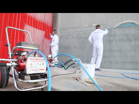 Airless Paint Sprayer TECNOVER mod. TR20000F to apply two different products simultaneously