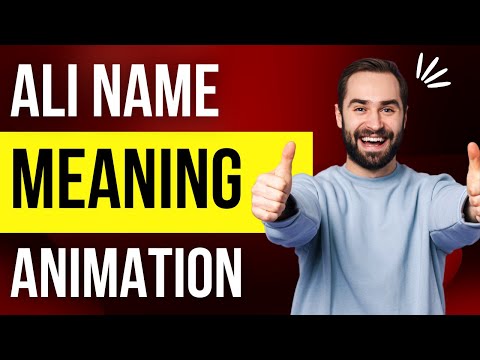 Ali Name Meaning in Urdu | Easy Explanation with Animation