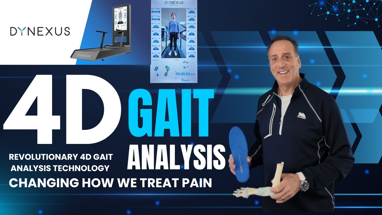 DYNEXUS by ERGODYNAMIC: Real Time Gait Analysis for plantar fascitis, foot pain, knee pain, bunions