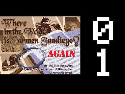 Let's Play Where In The World Is Carmen Sandiego? (SNES) AGAIN, Part 1: Rough Beginnings