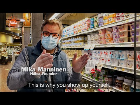 Hälsa Foods Founder and CEO Mika Manninen in Portland, Oregon