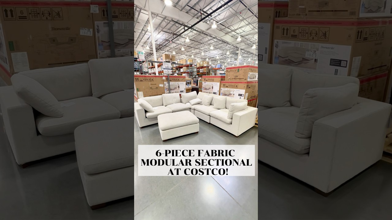 Thomasville Lowell 6PC Modular Sectional Is Back at Costco! 🔥 #costcofinds #furniture