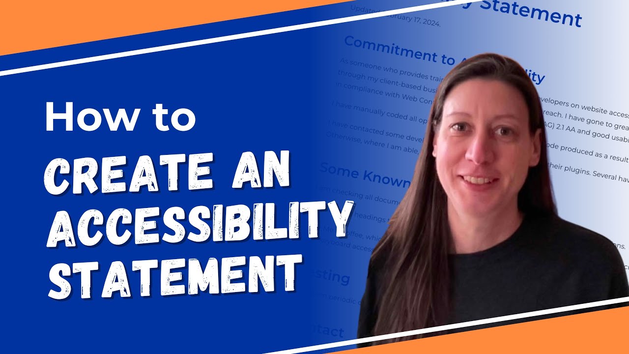 How to Create an Accessibility Statement for a Website