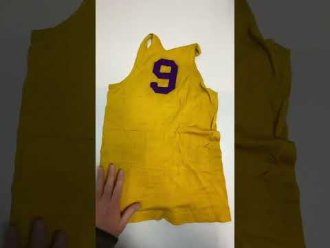 Vintage Lambda Chi Alpha Yellow Gold Sleeveless Basketball Runner Sports Jersey