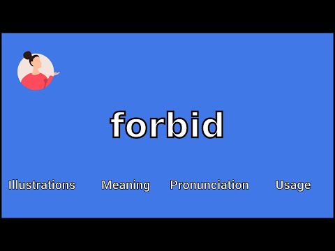 FORBID - Meaning and Pronunciation