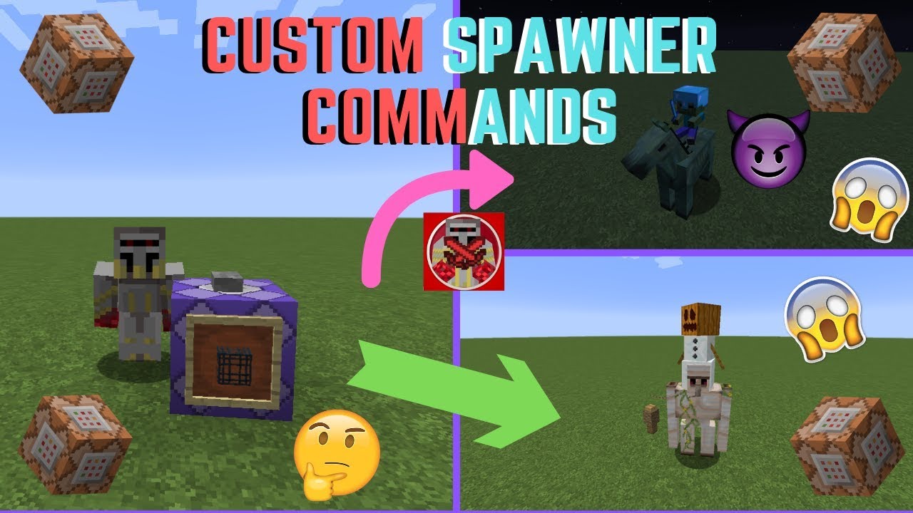 Command Block Tutorial #35: Custom Spawner Commands in Minecraft