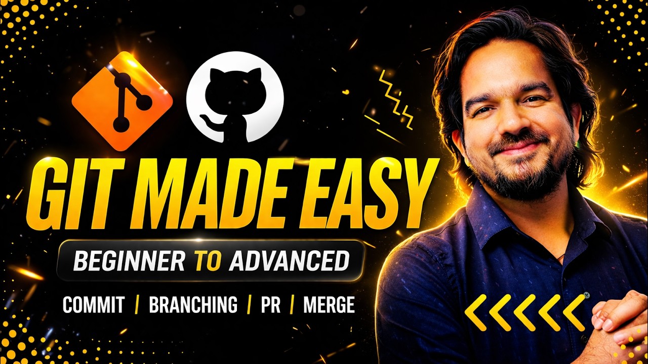 Git & GitHub Complete Tutorial for Beginners 💼 | Real Company Workflow Explained