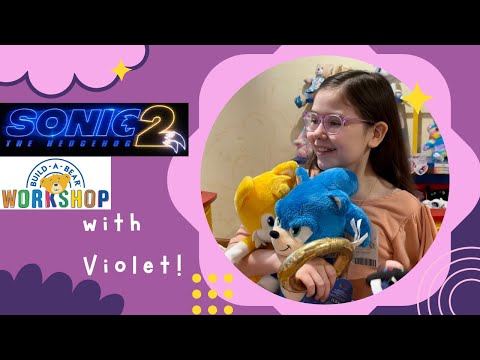 Sonic The Hedgehog Movie 2 Sonic and Tails Plush Toys from Build A Bear Workshop | inJoy with Violet