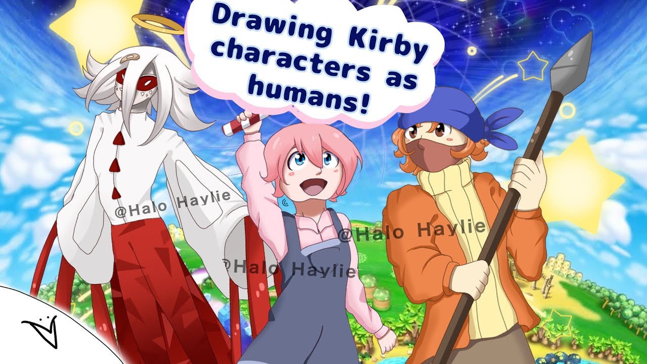 Kirby characters as humans! Part 1! 💫