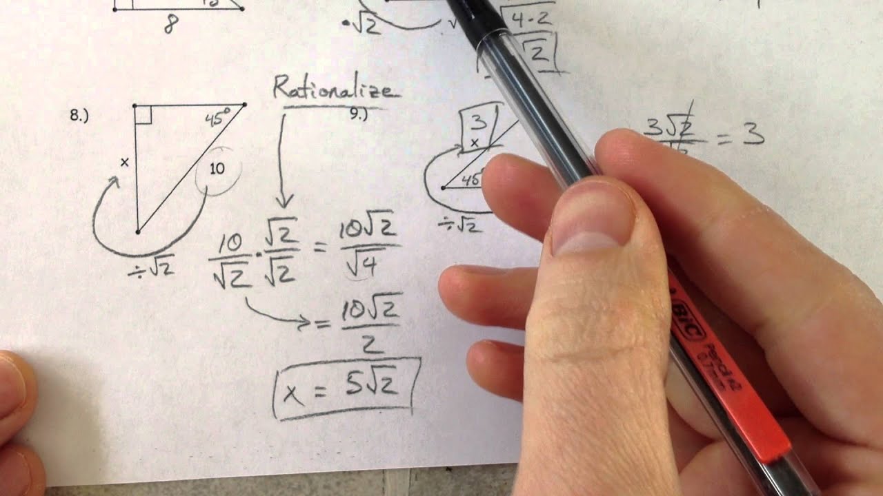 7-3 Using Special Triangles