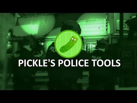 Pickle's Police Tools | Shields, Snakecam, Bodycam, Panic Button, and more!