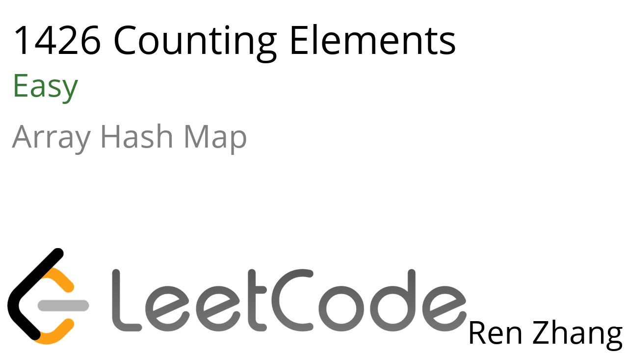 Leetcode 1426 Counting Elements