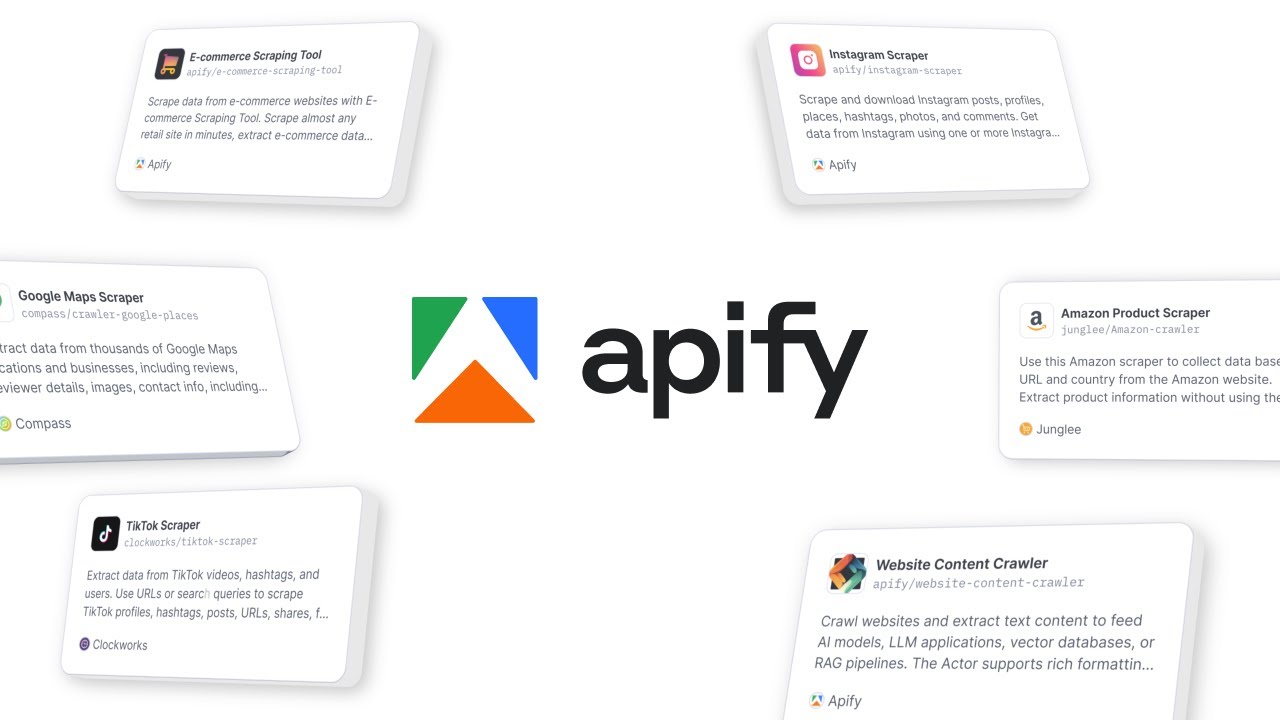 There’s an Actor for That │ 10,000+ Tools on Apify Store