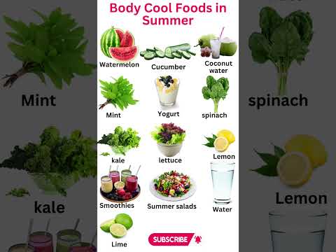 Body Cool Foods in Summer #shorts #viral #health #food