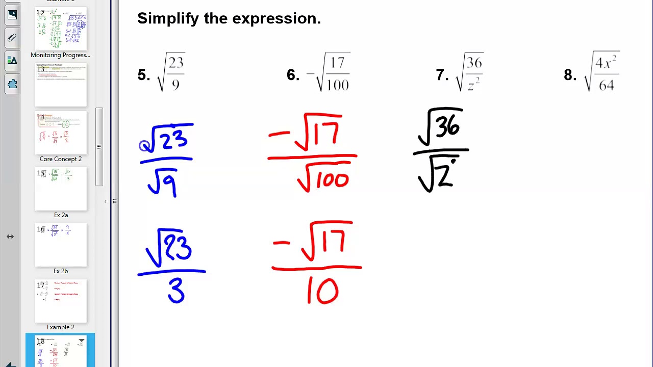 Alg 1AB 9 1 ex 2