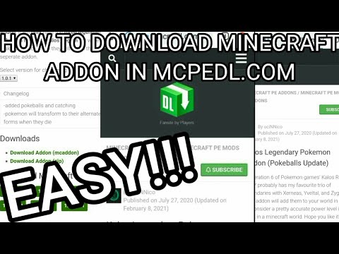 How to download addon in "MCPEDL.COM" | Ender Gaming