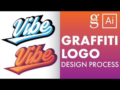 Graffiti Logo Design Tutorial | Adobe Illustrator