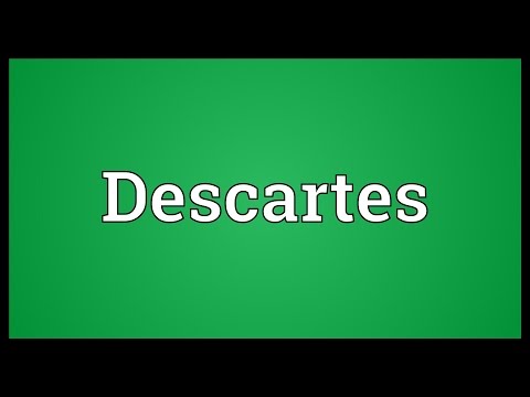 Descartes Meaning