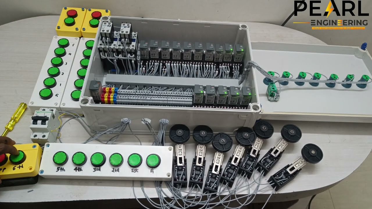 G plus 6 lift relay control panel | 7 floor lift control panel