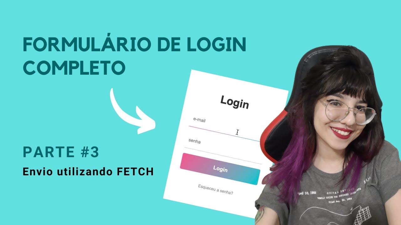 FORMULARIO COM JAVASCRIPT [PARTE #3] - form de login com javascript e validação de input