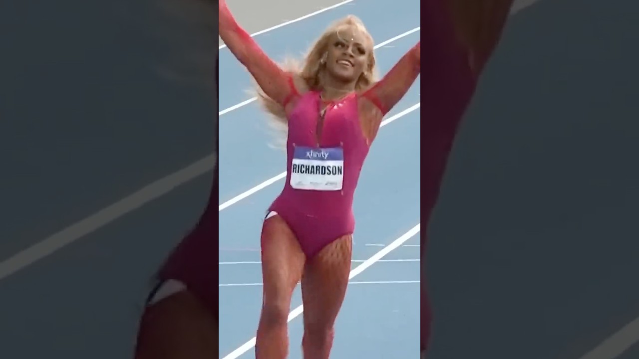 Sha'Carri making it look EASY 🏃‍♀️