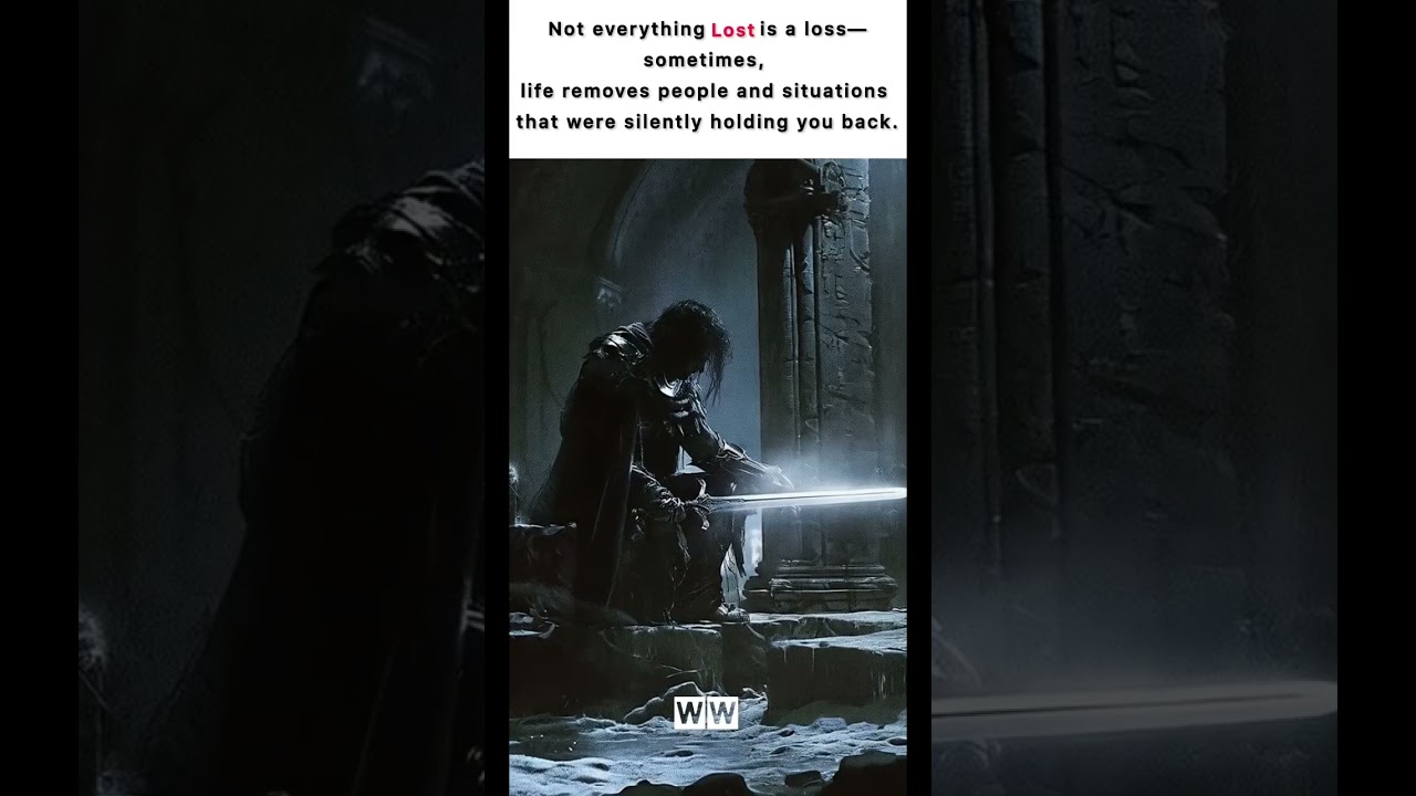 Not everything lost is a loss #quotes #warriormindset #inspirational #darkpsychology #motivation