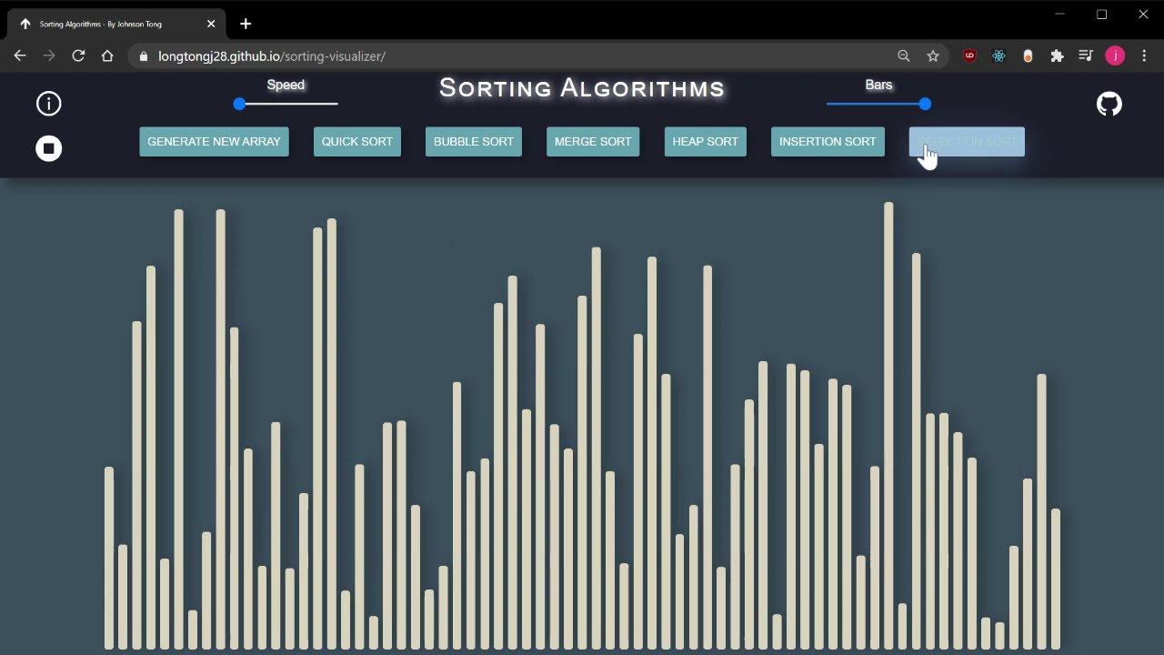 Sorting Visualizer Demo