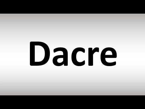 How to Pronounce Dacre