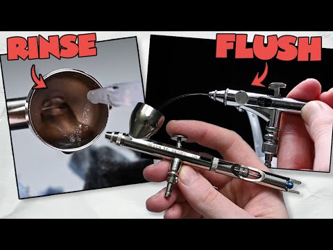 Keep your AIRBRUSH CLEAN! | an EASY METHOD for COLOR SWAPS and end of session cleaning