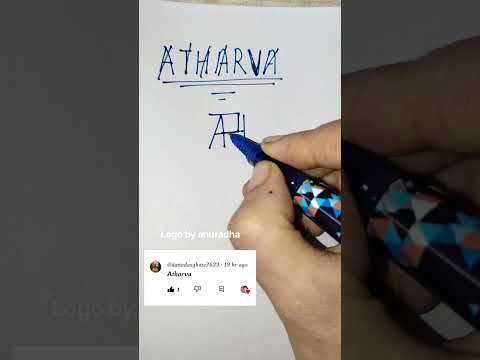 Atharva name logo✨shorts#shortvideo #youtubeshorts #viral #logo #Atharva..