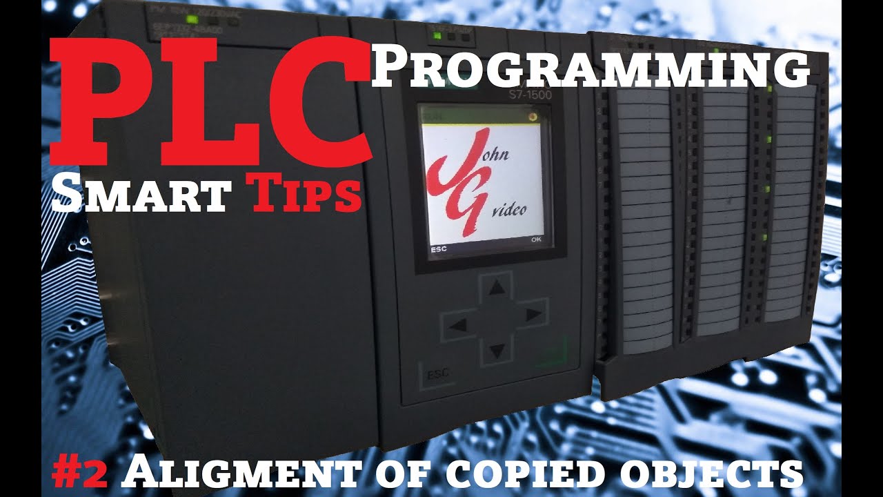 PLC Programming Smart Tips - #2 Aligment of copied objects