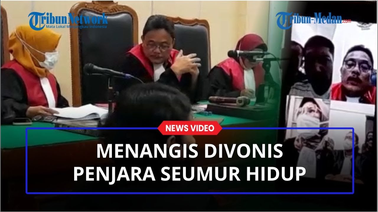 DUA Kurir Sabu Menangis Divonis Penjara Seumur Hidup, Lolos dari Hukuman Mati