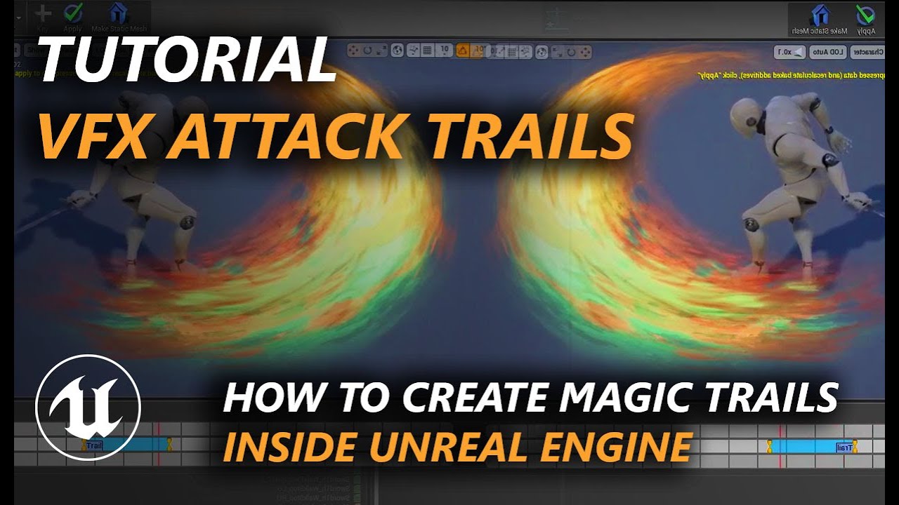 How to create VFX attack trails in Unreal Engine
