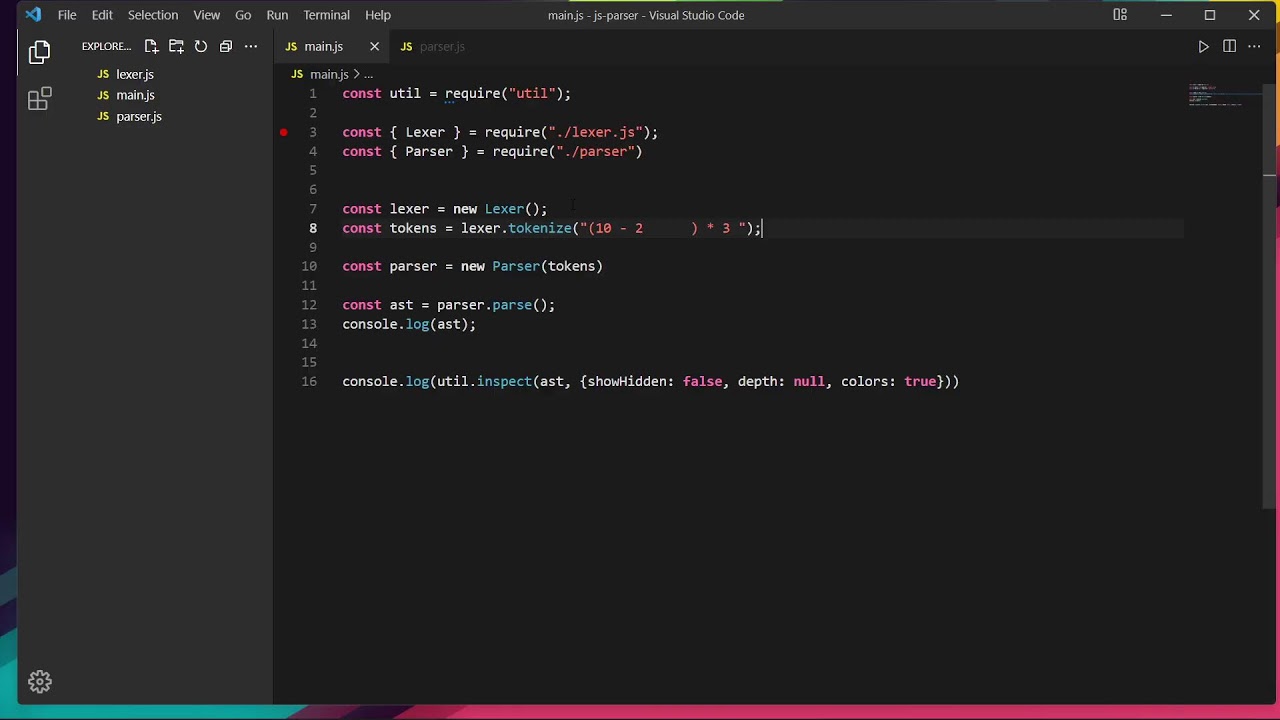 Writing a Basic Math Expression Parser In JavaScript - Live Coding