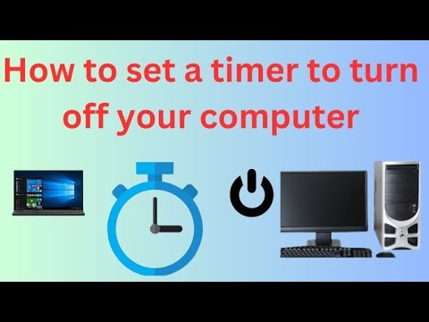 How to set a timer to turn off your computer | set computer to turn off at certain time windows 10