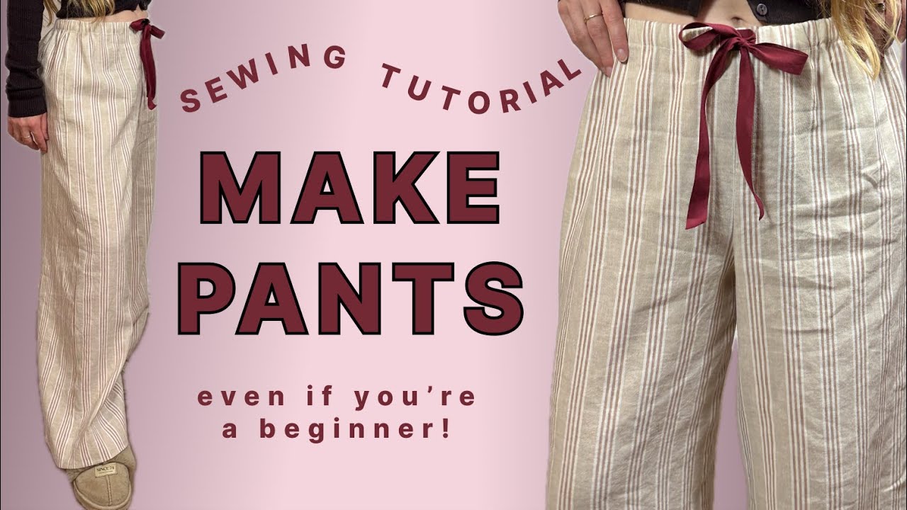 Sew Easy Pants with a Professional Seamstress | Beginner-Friendly Tutorial