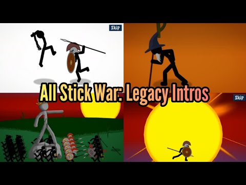 Stick War: Legacy All Intros Comparison (Old Intros Vs New Intro Vs Chinese Intro)