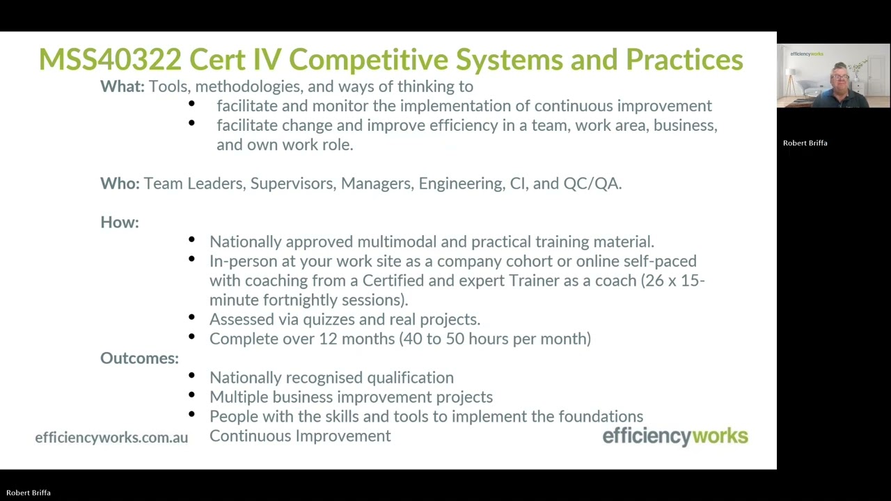EW Cert IV CSP   what is it