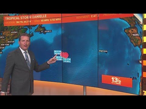 Tropics Update: Tropical Storm Danielle forms in the central Atlantic