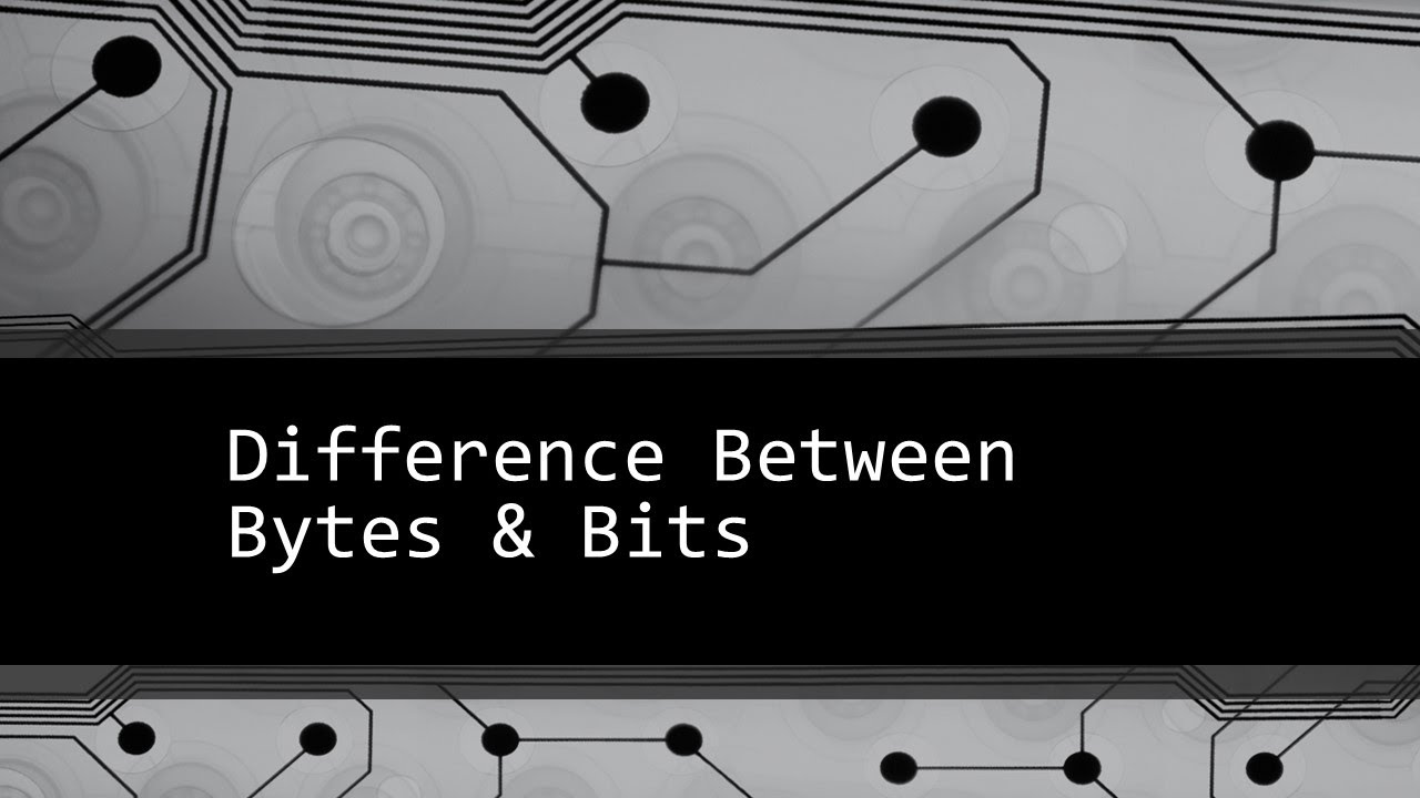 What is the difference between Bytes and bits? Info about Bits and Bytes .pptx