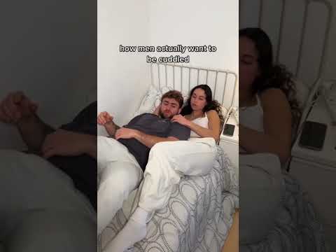 The best way to cuddle your man ????????