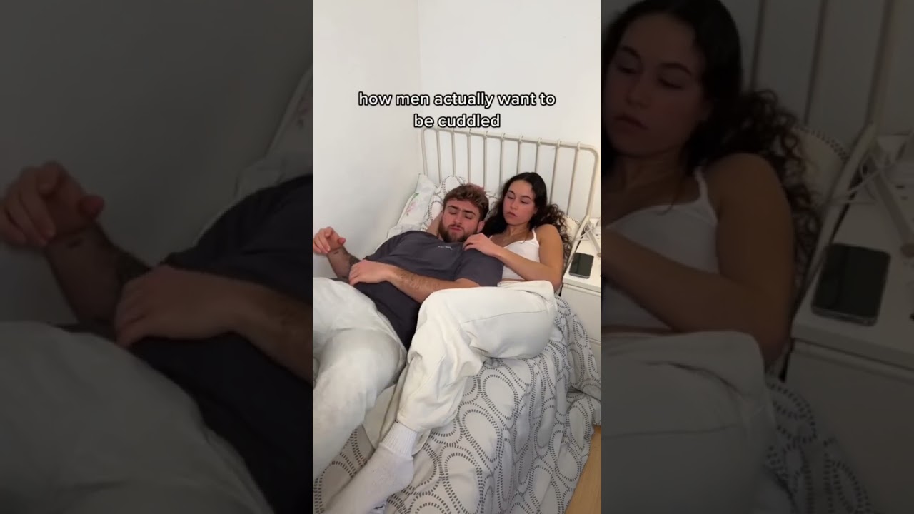 The best way to cuddle your man 🥺💖