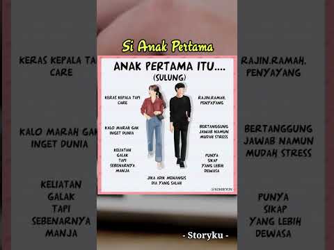 Fakta Anak Pertama (Sulung) #short