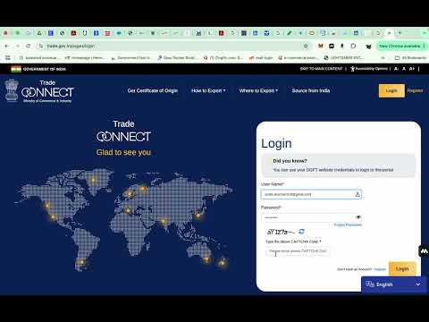 Roboco non preferential certificate of origin filing for trade.gov.in