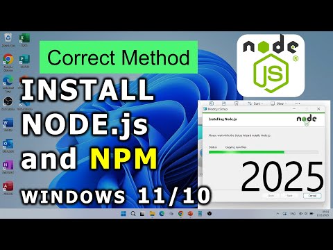 How to Download and Install Node.JS and NPM on Windows 10 or 11 in 2025 ? Step by Step