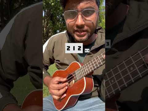 Easy ukulele lesson for beginners | Chand baliyan ukulele lesson