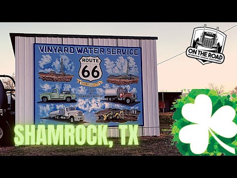 Shamrock TX Road 66 - Road trip Texas